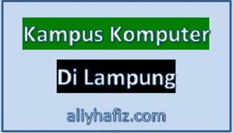 kampus yang ada jurusan ilmu komputer di lampung